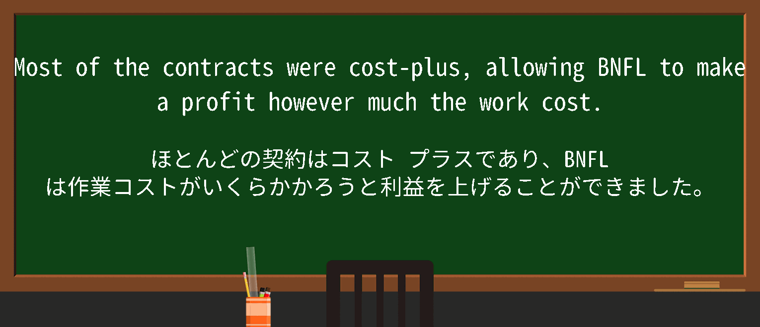 【英単語】cost-plusを徹底解説！意味、使い方、例文、読み方 – おもしろい英文法