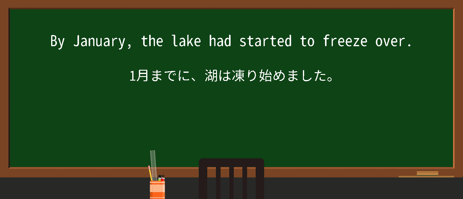 【英単語】freeze-overを徹底解説！意味、使い方、例文、読み方