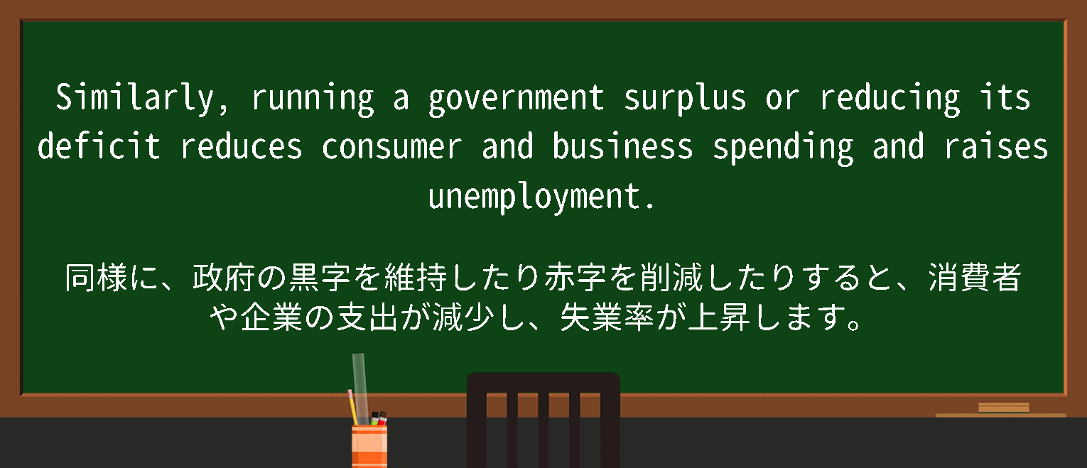 【英単語】government-surplusを徹底解説！意味、使い方、例文、読み方